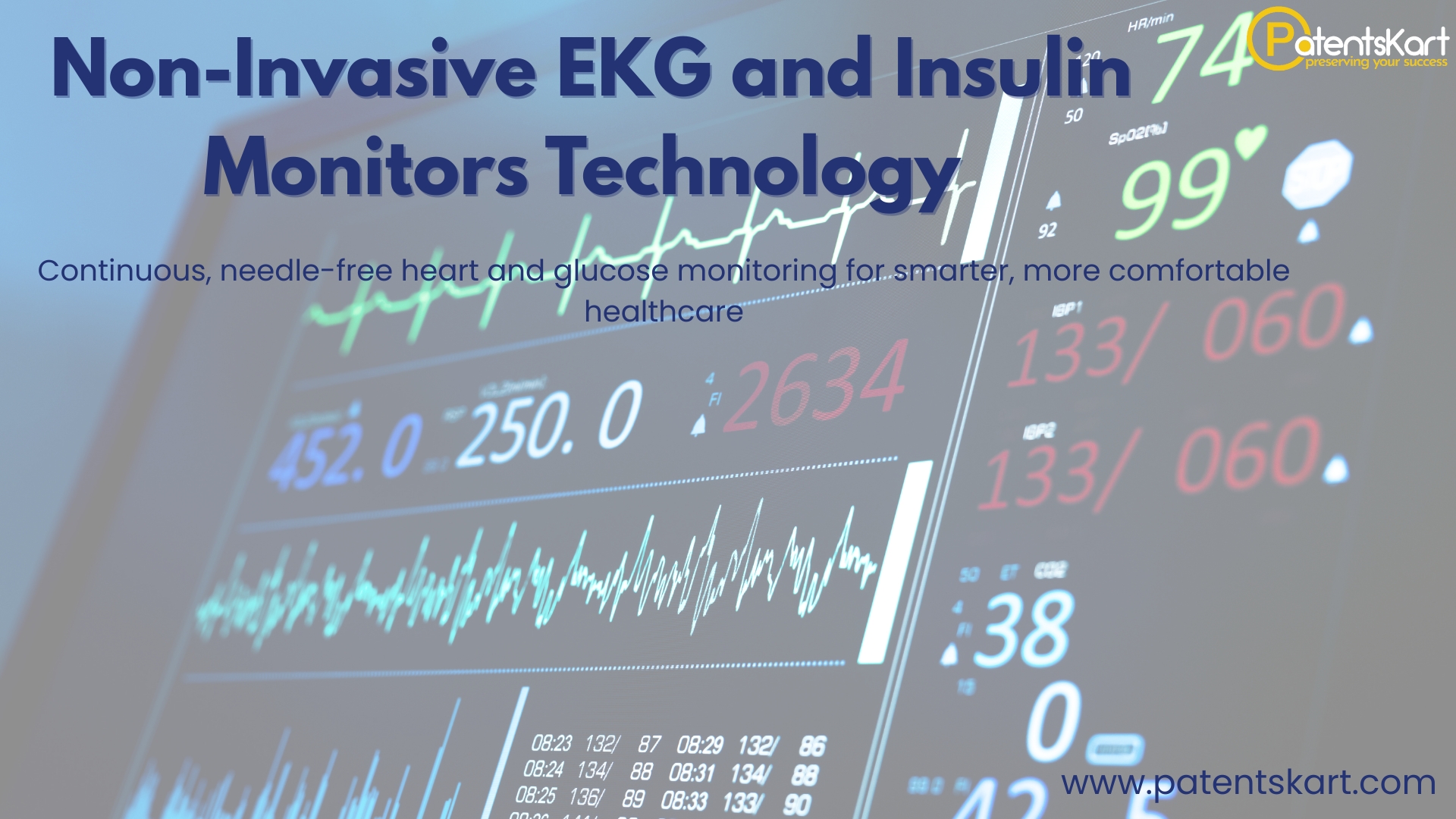 Non-Invasive EKG and Insulin Monitors Technology - Patentskart